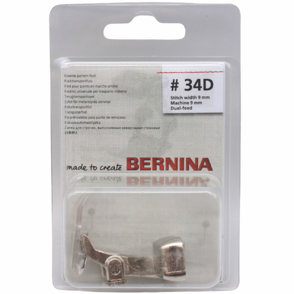 Bernina Reverse Pattern Foot #0329617200 (#34D) Zig-Zag Clear View ...