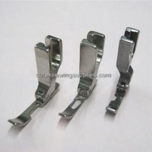 INDUSTRIAL NEEDLE FEED SEWING MACHINE ZIPPER FOOT SET - LEFT, RIGHT ...