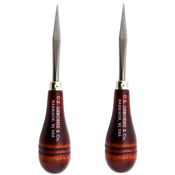 Set of 2 C.S. Osborne Fid #477 Leather Lacing Tools Made In USA - Cutex ...