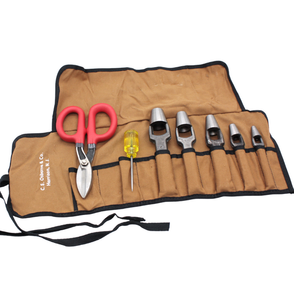 C.S. Osborne Arch Punch & Tool Set #K-17 Leathercraft Made In USA ...