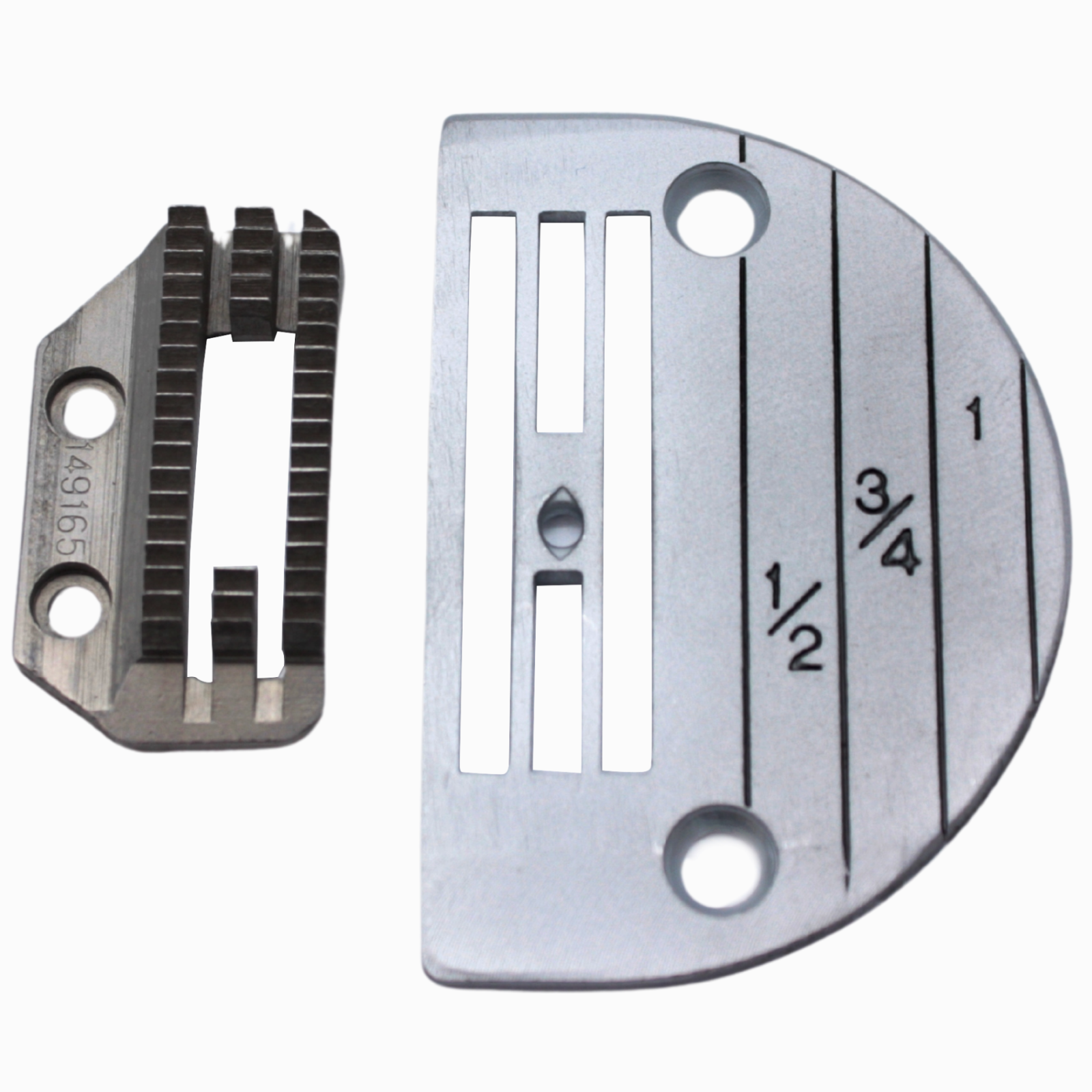 Cutex Heavy Work Needle Plate & Feed Dog Set for Industrial Sewing Mac ...