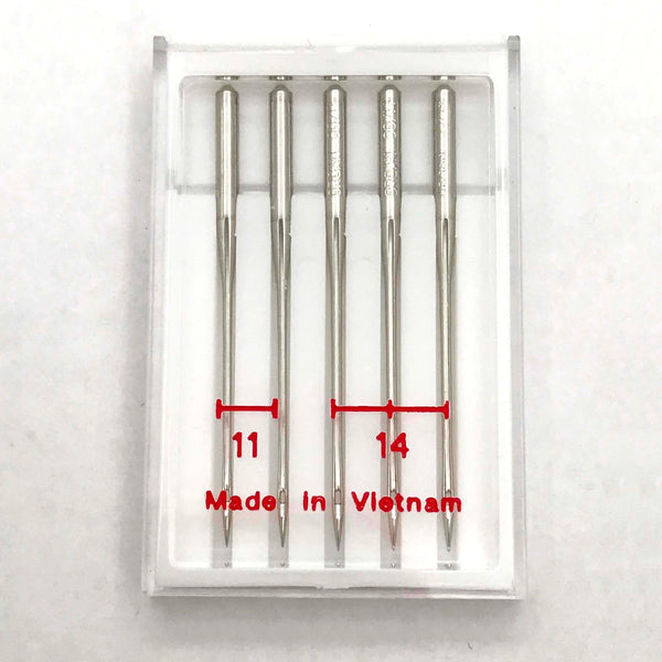 Janome 5 Pk. HAX1SP Assorted Serger Needles (Size 11 & 14) #784860100 ...