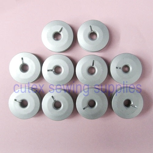 10 Aluminum Slotted "M" Bobbins For Tin Lizzie Ansley Gammill Quilting ...