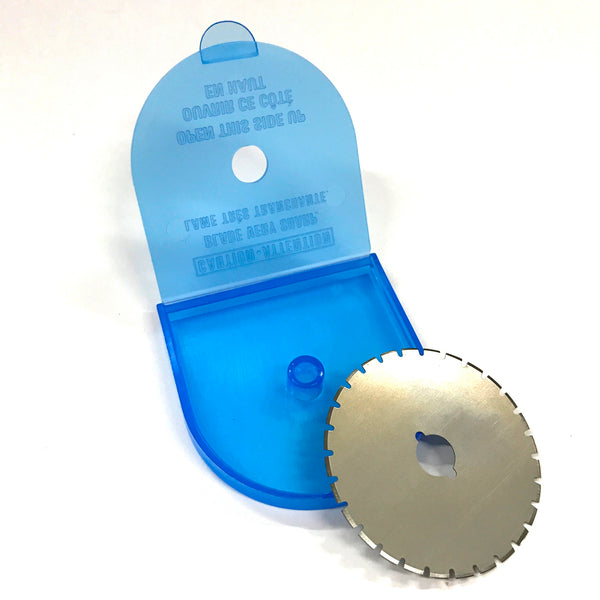 45MM (1-3/4") Skip Cut Rotary Cutter Round Replacement Blade - Cutex ...