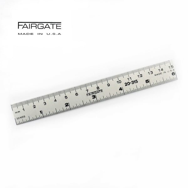 Fairgate 6" / 15cm Aluminum English / Metric Ruler 20-315 - Cutex ...