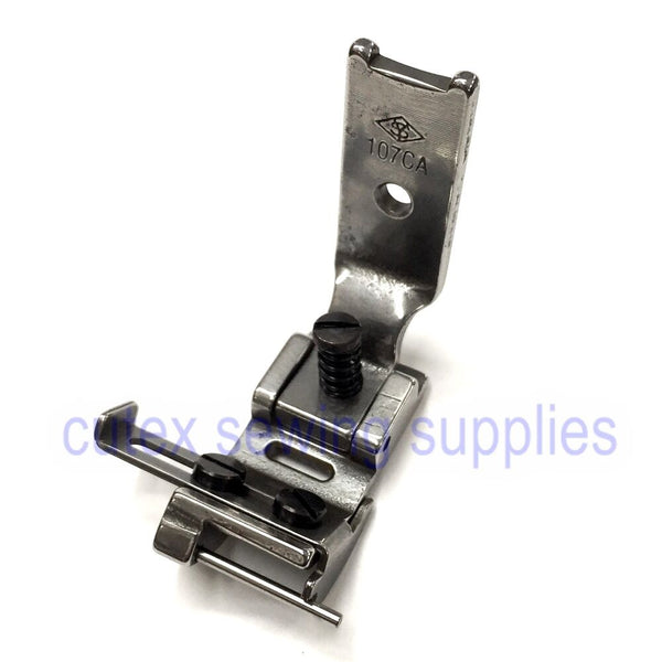 Industrial Zig-Zag Presser Foot With Adjustable Elastic Rubber Guide F ...